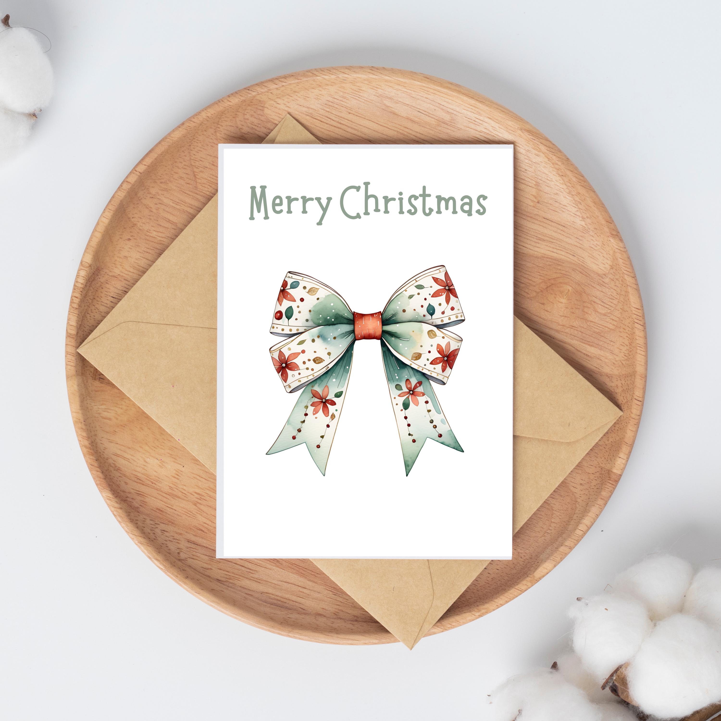 Whimsical Christmas Bows Clipart, Coquette Christmas Bows Clipart ...