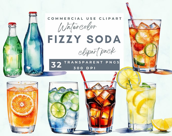 Soda Clipart, Soda Pop Clip Art, Soft Drink, Beverage, Drinks, Soda Cup ...