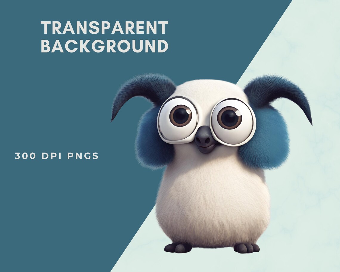 Quirky Weird Creatures Clipart, Quirky Animals Clipart, Funny Animals ...