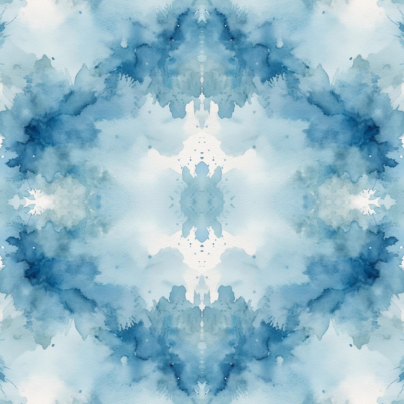 Dusty Blue Watercolor Wash Background Digital Papers, Dusty Blue ...