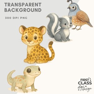 Animal Alphabet A–Z Clipart, Cute Animal Pngs for Every Letter ...