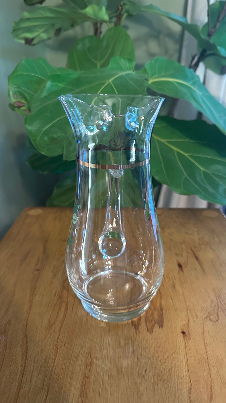West Virginia Glass Co. Fruit Pitcher - Etsy