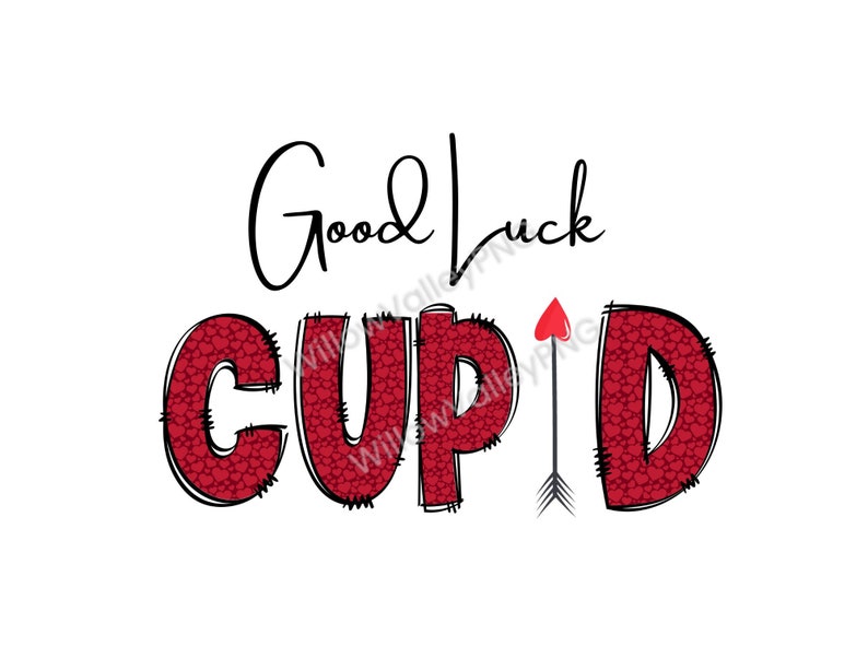 Good Luck Cupid PNG, PNG, Digital Download, Sublimation, Instant ...