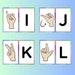 American Sign Language Alphabet Posters, Asl Learning Posters for Kids ...