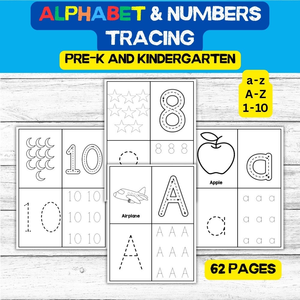 Number Worksheets for Preschool, Number Tracing Worksheet, Alphabet ...