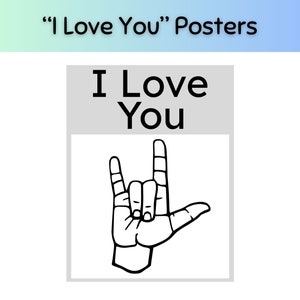Asl Alphabet and Number Learning, Asl Classroom Sign Posters, Asl ...