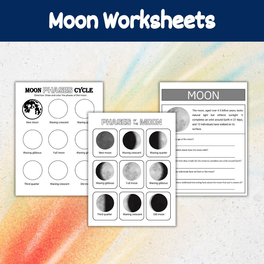 Solar System Printable, Outer Space Worksheets, Space Printables for ...