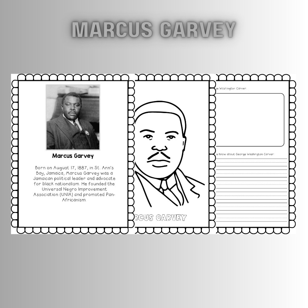 Black History Month Activity for Kids, Black History Month Worksheets ...