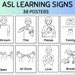Asl Classroom Sign Posters, Asl Learning for Kids, Sign Language Poster ...