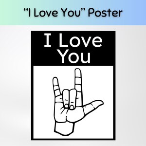 Asl Alphabet Posters, Asl Number Posters, Asl Learning for Kids ...