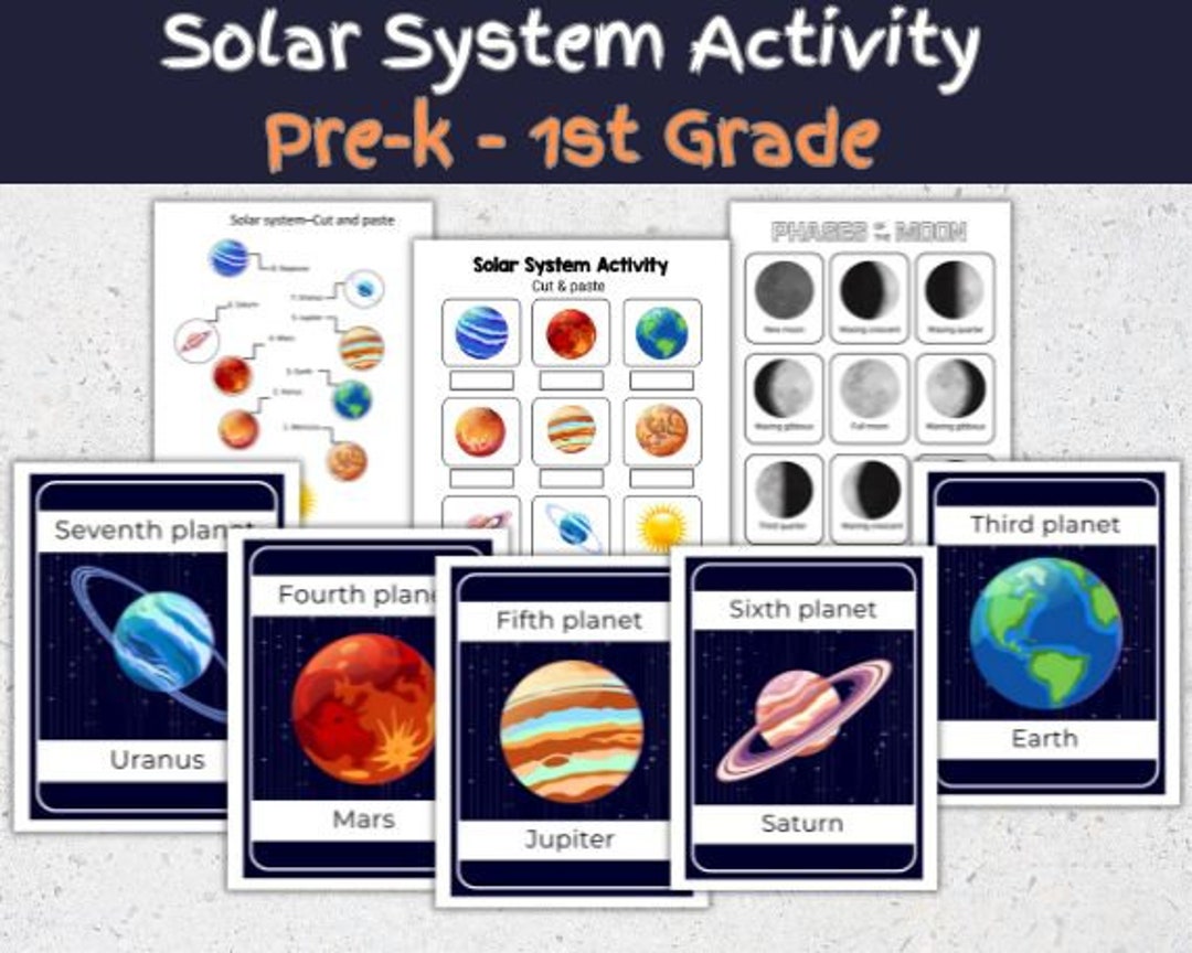 Solar System Printable, Outer Space Worksheets, Space Printables for ...