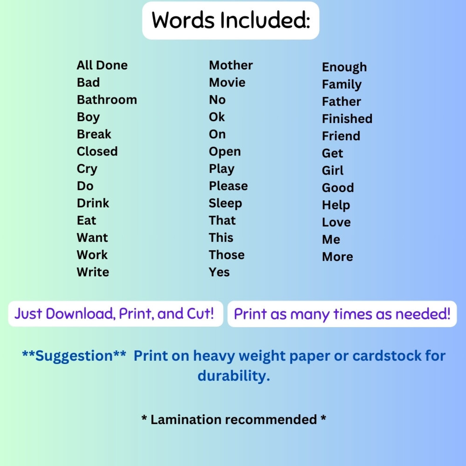 Asl Classroom Flashcards, Asl Learning for Kids, Sign Language Poster ...