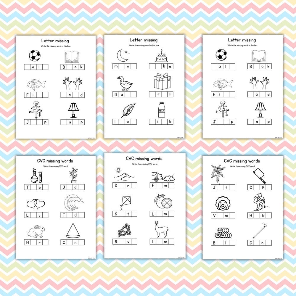 Phonics Worksheets, Kindergarten Worksheets, Preschool Curriculum, Fill ...