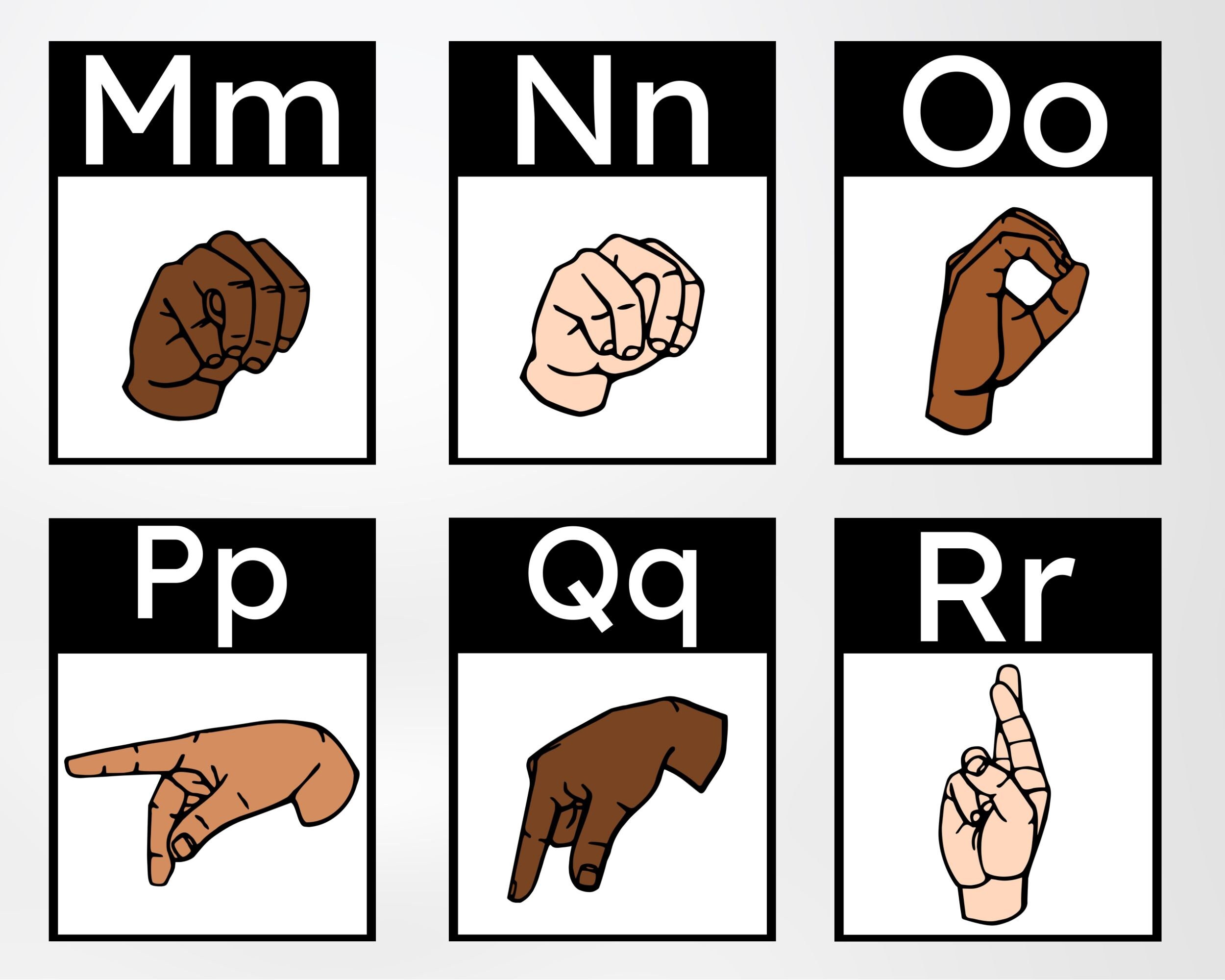 Asl Alphabet and Letters, Asl Learning for Kids, Sign Language Art, Asl ...