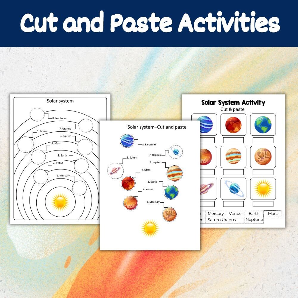 Solar System Printable, Outer Space Worksheets, Space Printables for ...