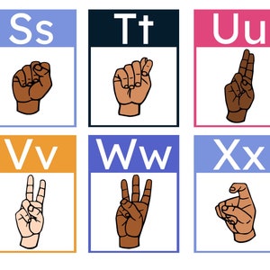 Asl Alphabet and Letters, Asl Learning for Kids, Sign Language Art, Asl ...