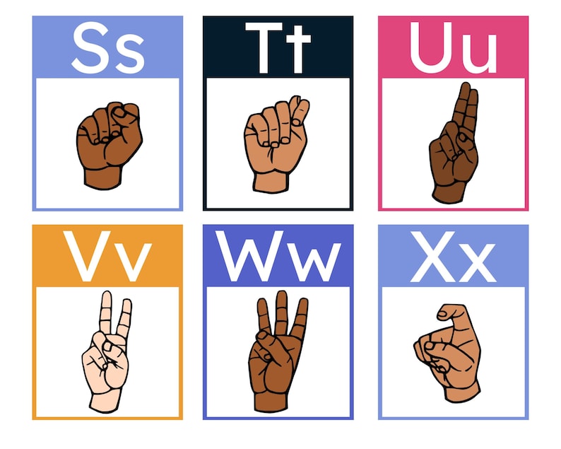 Asl Alphabet and Letters, Asl Learning for Kids, Sign Language Art, Asl ...