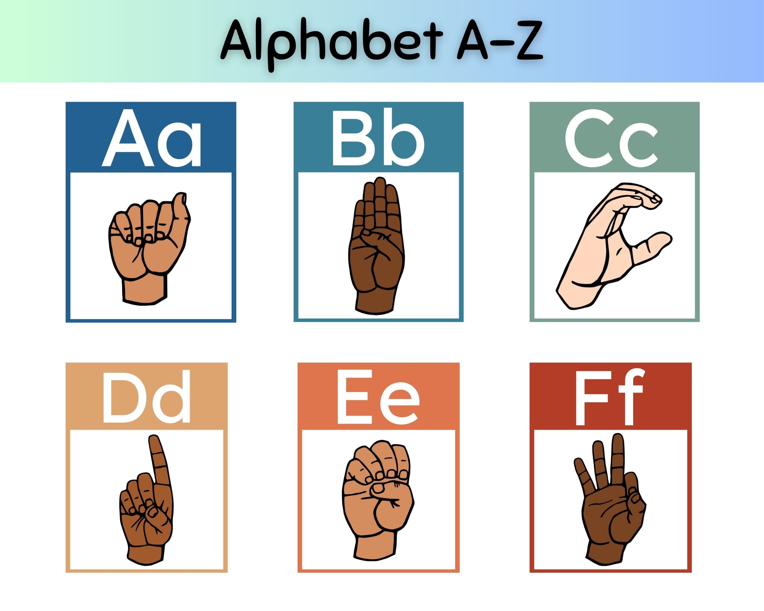 Asl Alphabet and Letters, Asl Learning for Kids, Sign Language Art, Asl ...