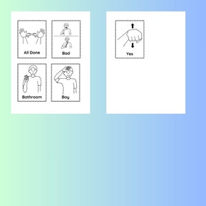 Asl Classroom Flashcards, Asl Learning for Kids, Sign Language Poster ...