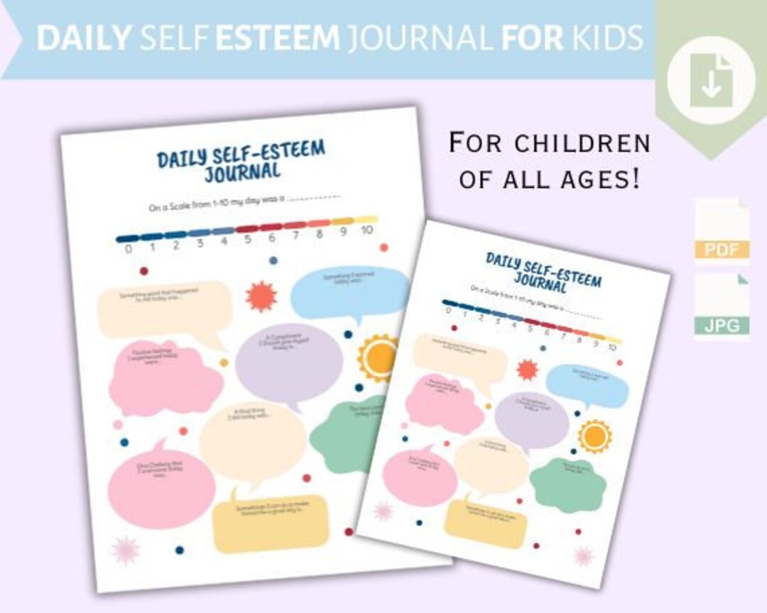 Kids Self Esteem Journal, Social Emotional Learning, Self Esteem ...