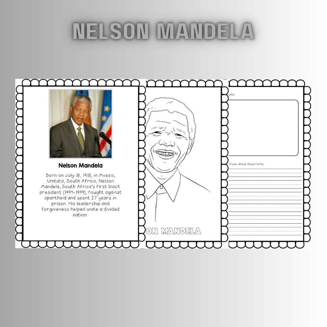 Black History Month Activity for Kids, Black History Month Worksheets ...