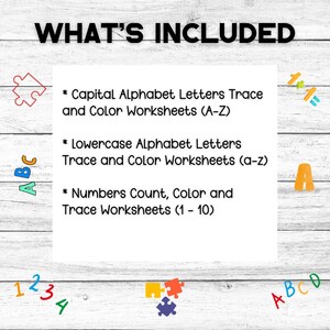 Number Worksheets for Preschool, Number Tracing Worksheet, Alphabet ...