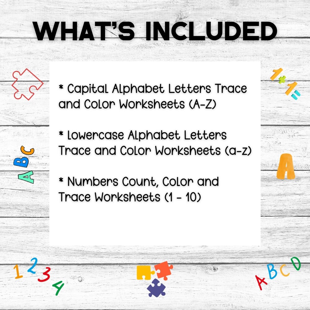 Number Worksheets for Preschool, Number Tracing Worksheet, Alphabet ...