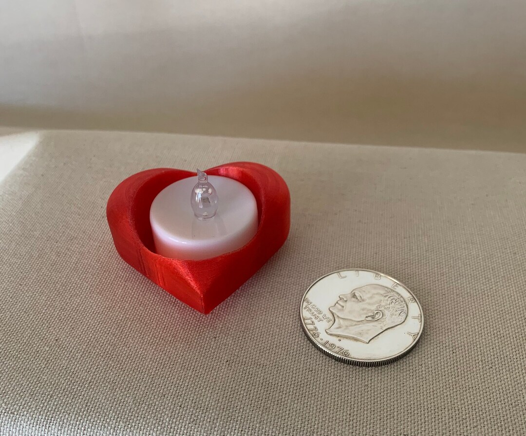 3D Printed Heart Enclosed - Etsy