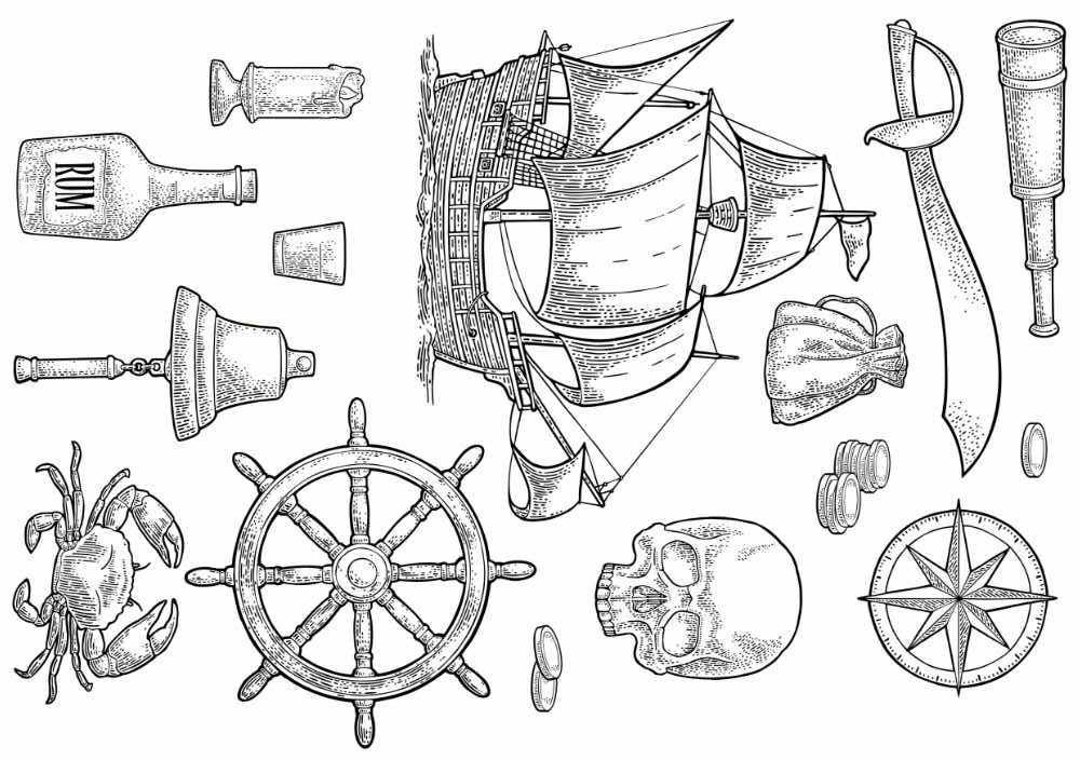 Sea and Navy Tattoos - Temporary Tattoos - A5 Sheet - Etsy