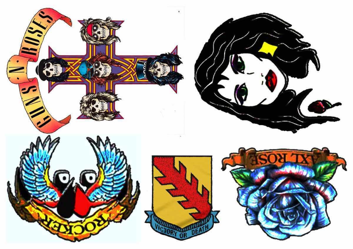 Axl rose tattoos - Etsy 日本 Axl rose tattoos - Etsy 日本