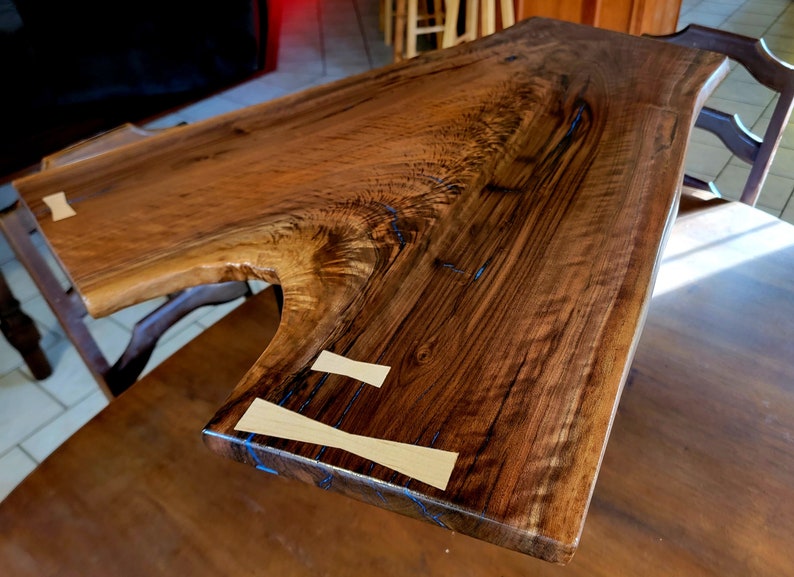 Stunning Live Edge Walnut Coffee Table - Etsy
