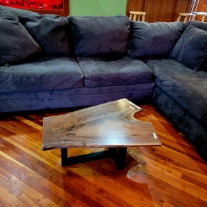 Stunning Live Edge Walnut Coffee Table - Etsy