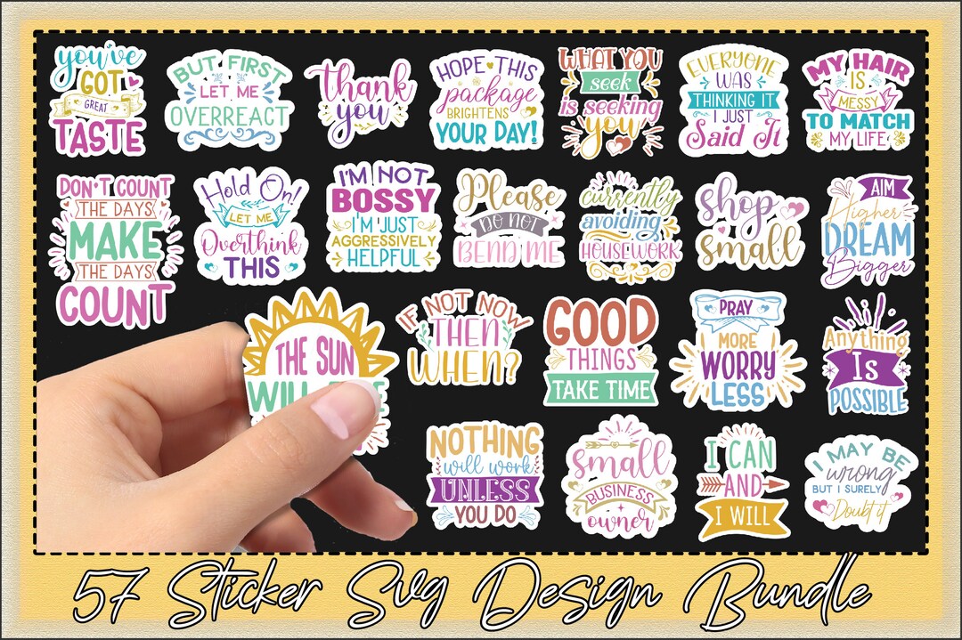 Digital Stickers Bundle, Mental Health Png, Printable Stickers Bundle ...
