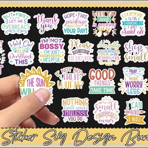 Digital Stickers Bundle, Mental Health Png, Printable Stickers Bundle ...
