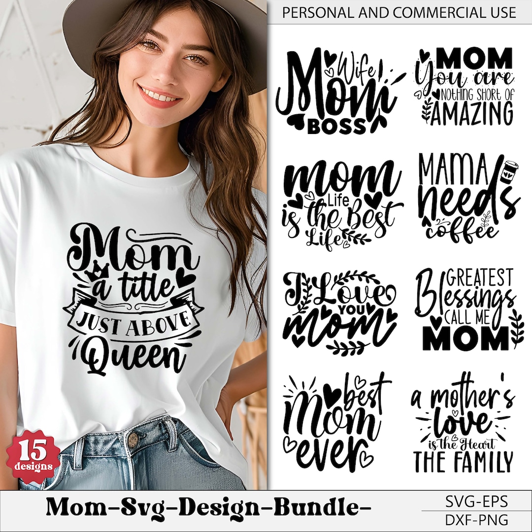 Mom SVG Bundle, Mothers Day Svg, Mom Svg, Mama Svg, Mom Life Svg, Mom ...