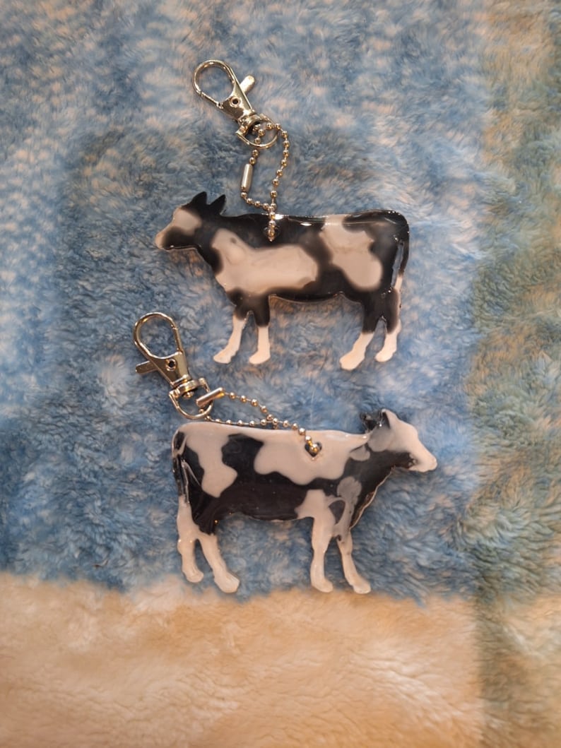 Customizable Livestock Keychain, Show Calf, Pig, Goat, Cow Pendant - Etsy