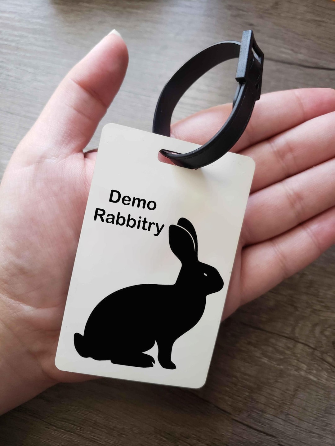 Customizable Show Animal ID Tags: Reusable Kennel/rabbitry Dry Erase ...