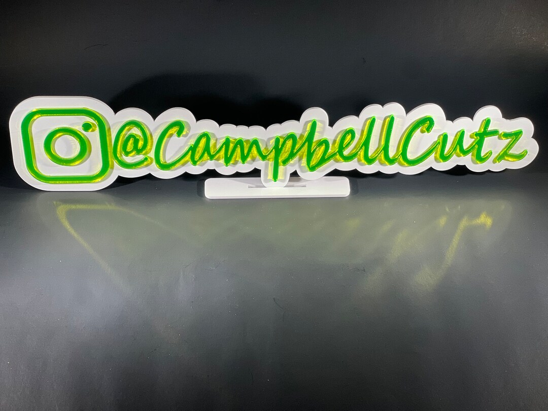 Social Media Watermark Sign - Etsy