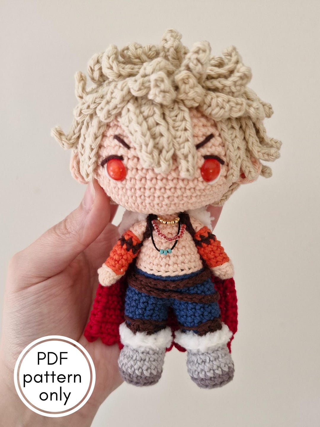 PDF Crochet Pattern : Fantasy Bakugo Amigurumi - Etsy