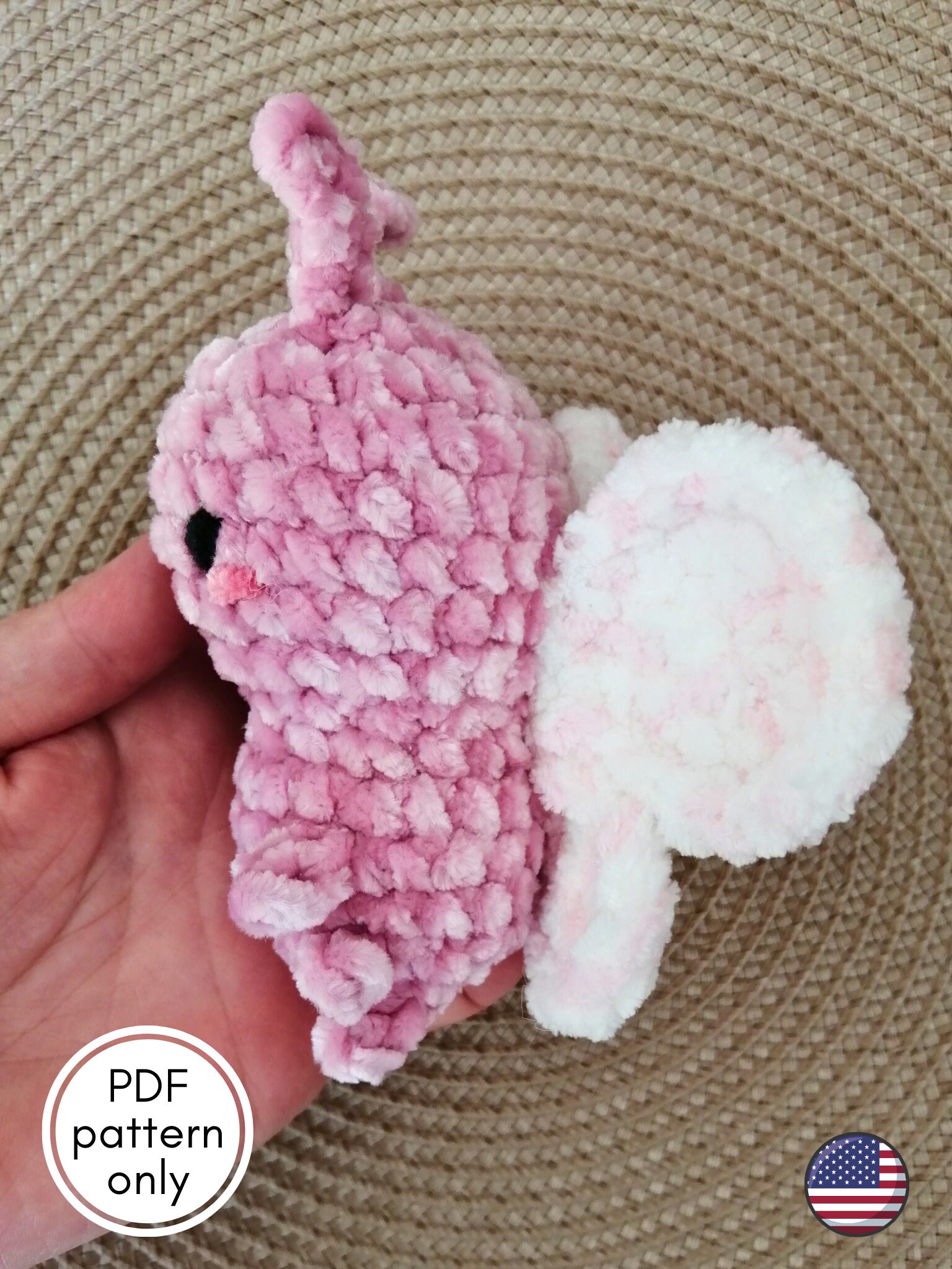 Bee, Ladybug, Butterfly, Low Sew PDF Crochet Pattern, Insect Crochet ...
