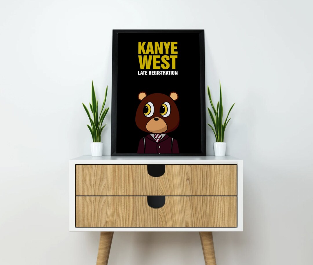 LATE REGISTRATION - New Kanye West Classic Rap Album Posters Digital ...