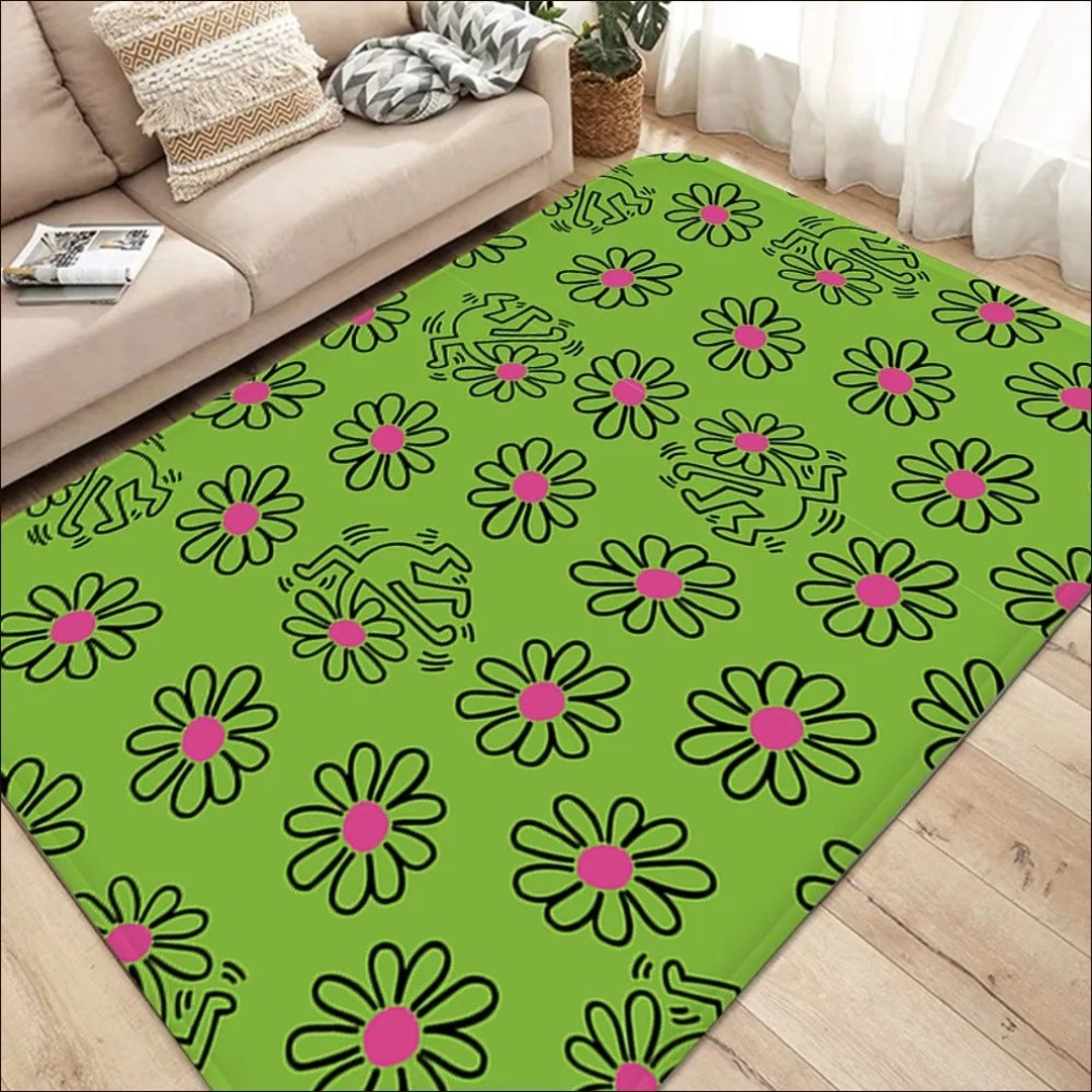 Keith-haring-works-colorful-print Floor Mat Bath Mat Nordic - Etsy