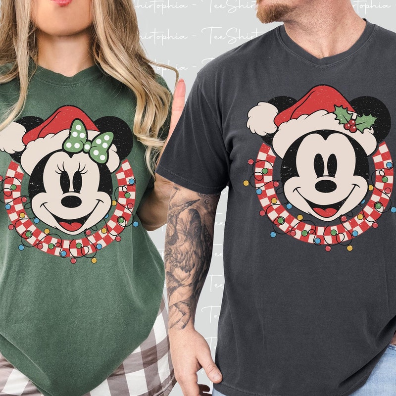 Mickey Christmas Shirt - Etsy