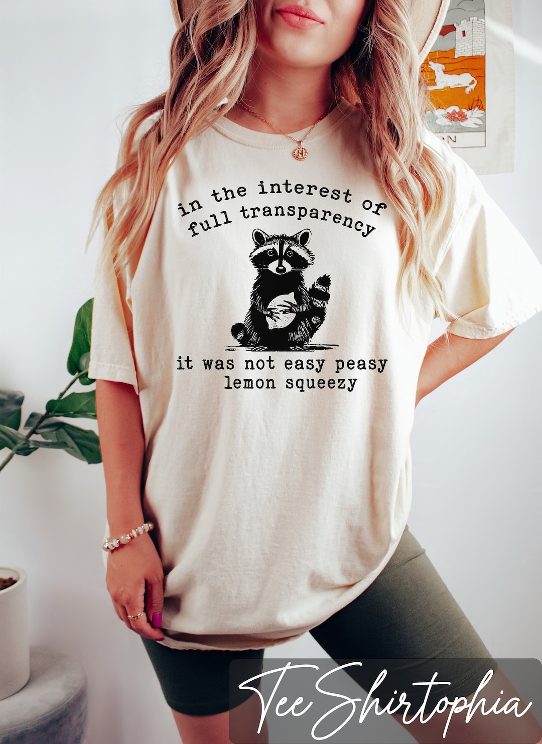 Raccoon Graphic Tshirt, Retro Funny Graphic Tees, Racoon Shirt, Meme ...