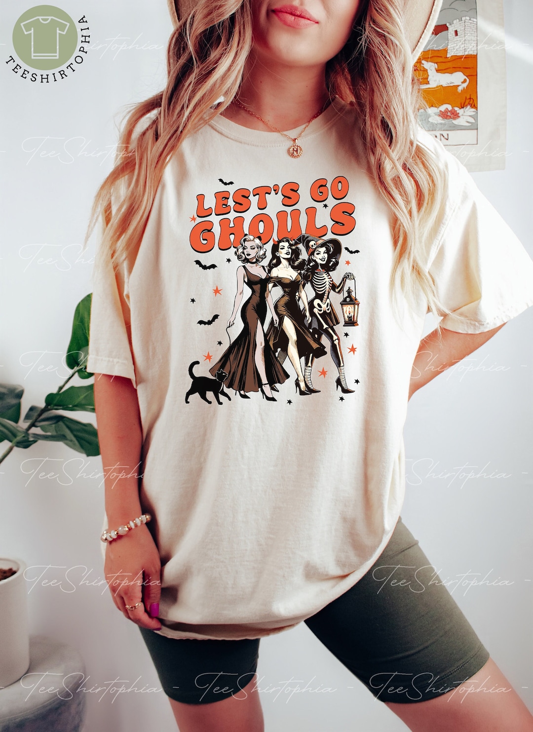 Let's Go Ghouls Shirt, Halloween Crewneck Sweatshirt, Let's Go Ghouls ...