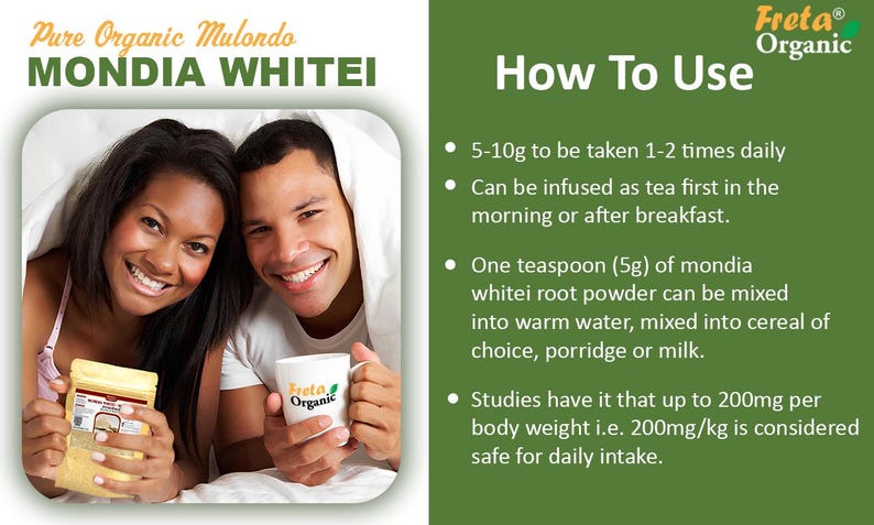 Organic Mondia Whitei Root - Pure Mulondo/white's Ginger - Premium ...