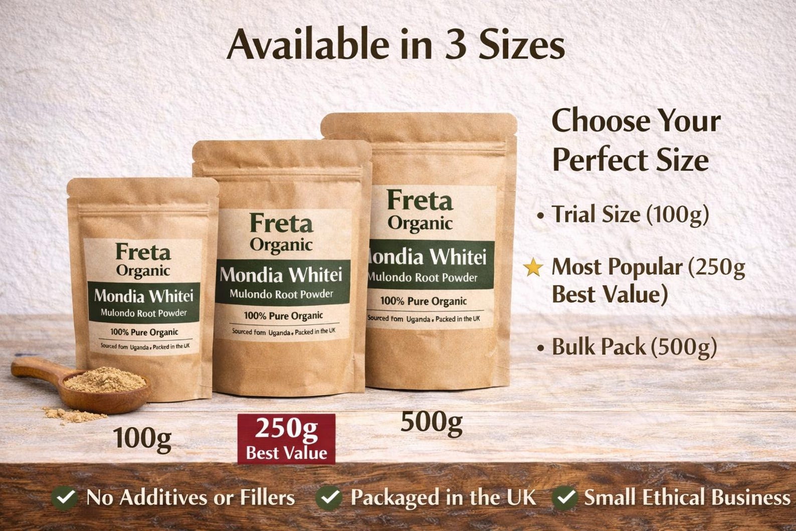 Mondia Whitei Mulondo Root Powder | Organic Ugandan White Ginger ...
