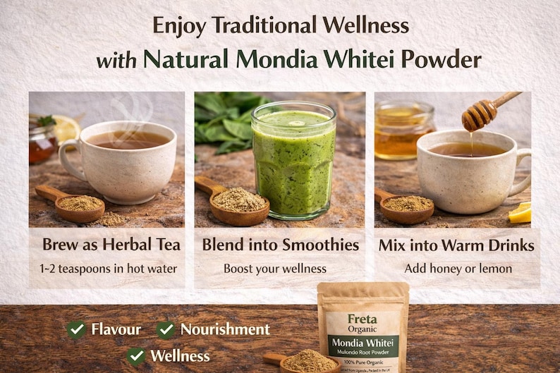 Mondia Whitei Mulondo Root Powder | Organic Ugandan White Ginger ...