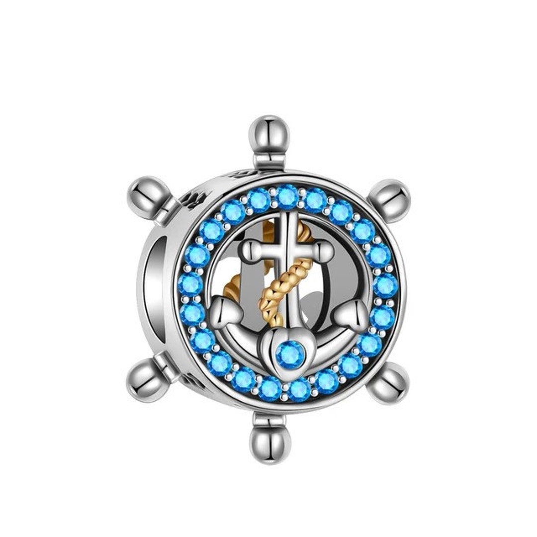 Charm Fits Pandora Original Bracelet 925 Ships Wheel - Etsy