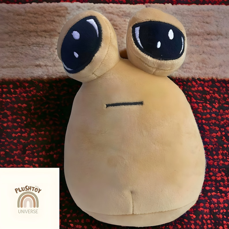 Alien Pou Plush Toy Brown Alien Plushie Pet Pou Stuffed Toy Alien Pou ...